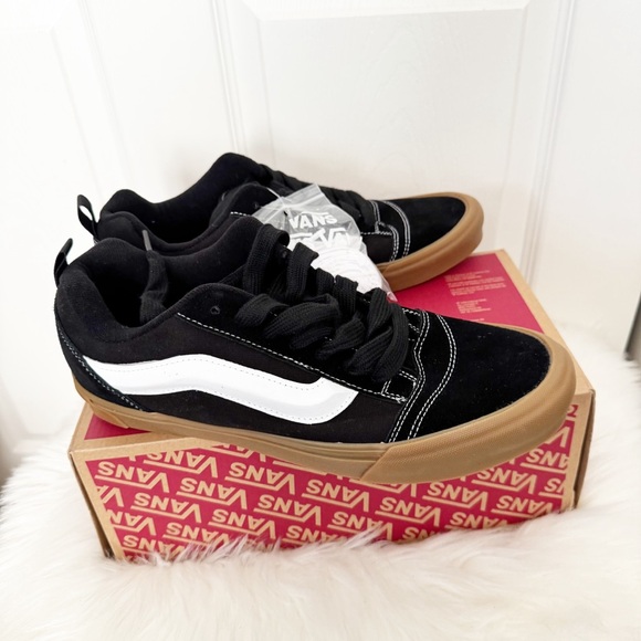 Vans | Shoes | Vans Knu Skool Black Gum Brand New | Poshmark